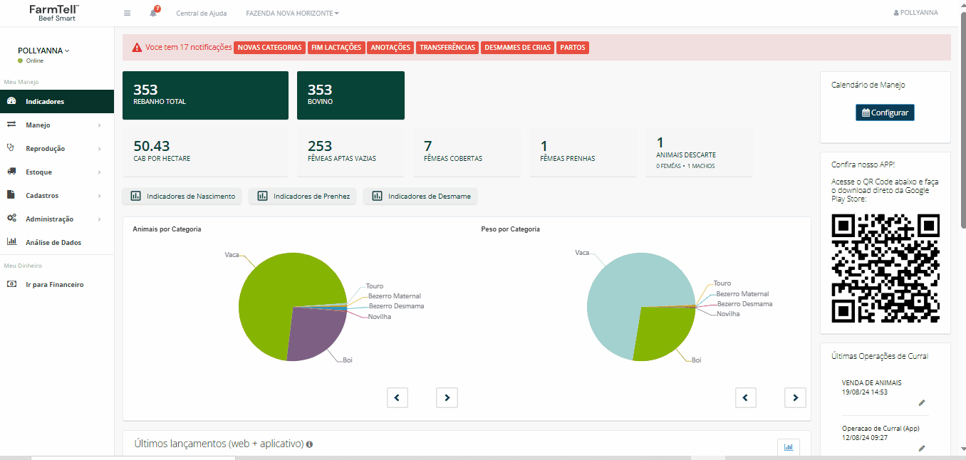 Onde visualizo os animais cadastrados na plataforma? – FarmTell Beef Smart